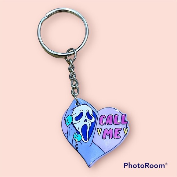 Accessories | Scream Heart Call Me Maybe Keychain Perfect Gift For ...